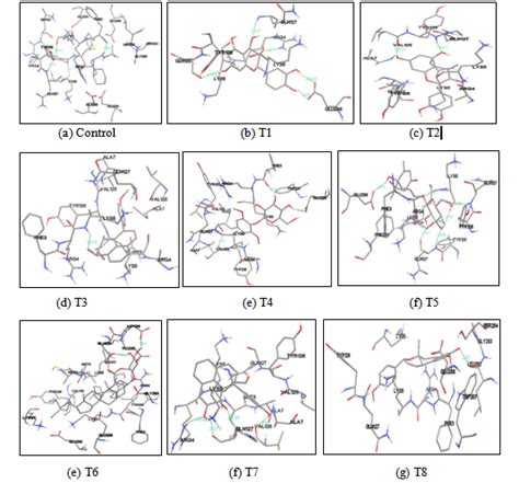 A G Represents The Autodock View Of Interaction Of Download Scientific Diagram