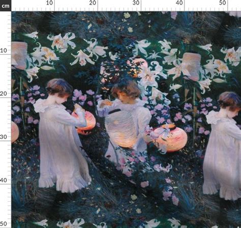John Singer Sargent ~ Carnation Lily Lil Spoonflower