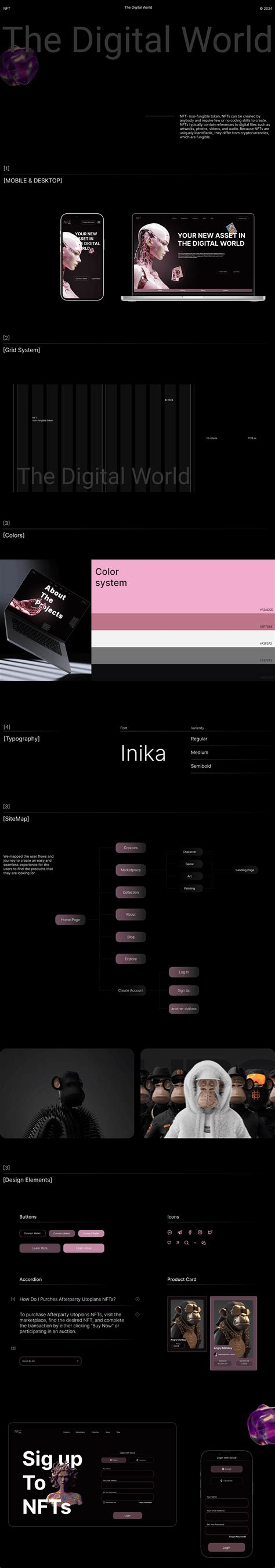 NFT Website Design Behance