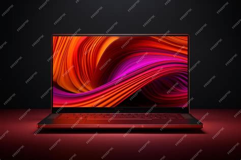 Sleek Desktop Screen Design Screen Mockup Premium Ai Generated Image