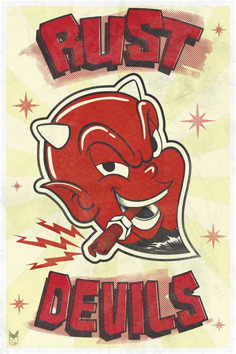Rust Devils Poster Mark Aguilar Creative