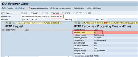 Building Odata Services 11 Trouble Shooting Odata Services And Debugging Discovering Abap