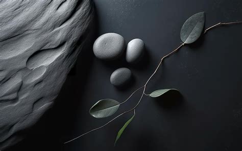 Premium Photo Minimalist Aesthetic Design Of Dark Nature Wallpaper