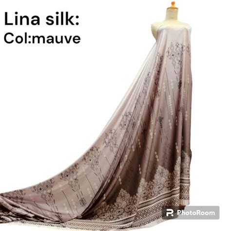 Jual Kain Silk Lina Kain Gradasi Motif Shopee Indonesia