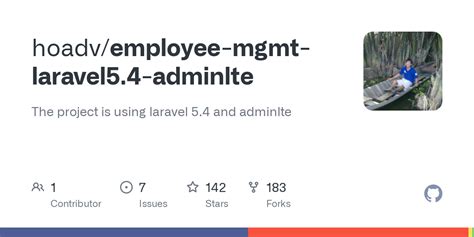 github hoadv employee mgmt laravel5 4 adminlte the project is using laravel 5 4 and adminlte