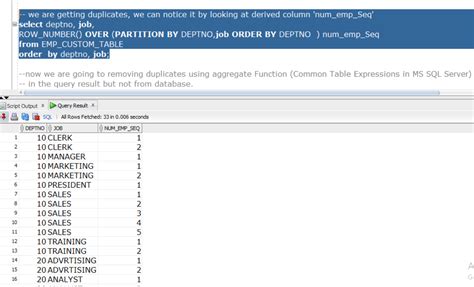 Sql Queries For Analysis Analytical Functions In Oracle For