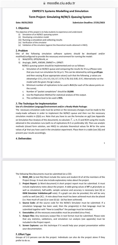 Solved 1 Objective The Objective Of This Project Is To Help