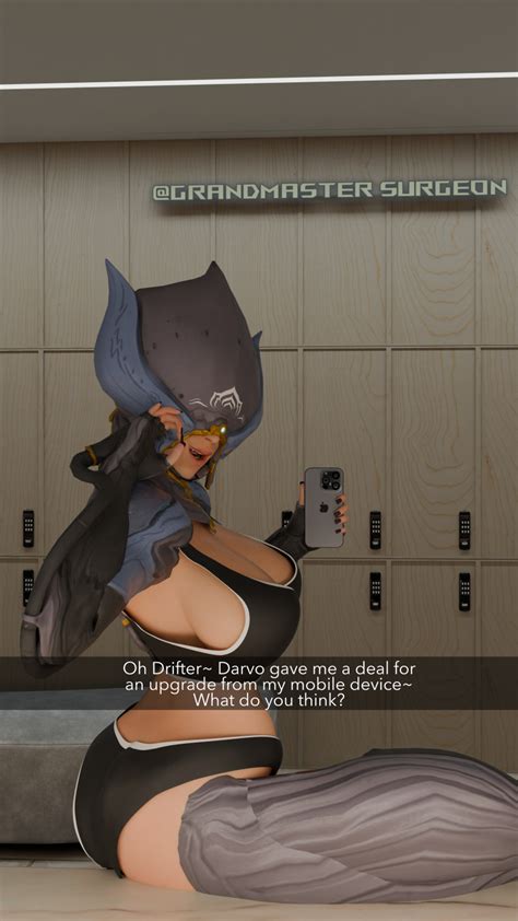 Rule 34 Blowjob Gesture Caption Dressing Room Lotus Warframe Mirror