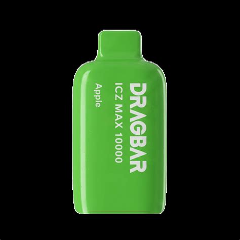 Zovoo Dragbar Icz Max 10k Pod Apple Crisp Apple Taste