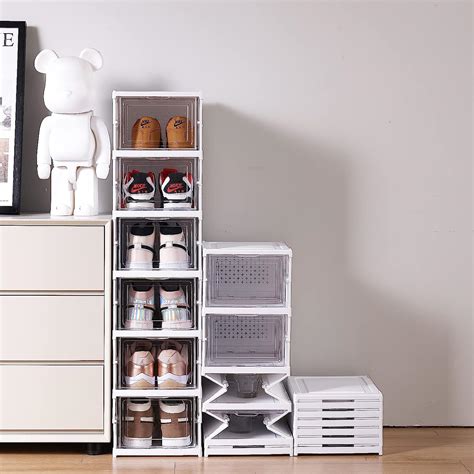 Xiyao Zapatero Organizador De Zapatos De 6 Niveles Caja Plegable De