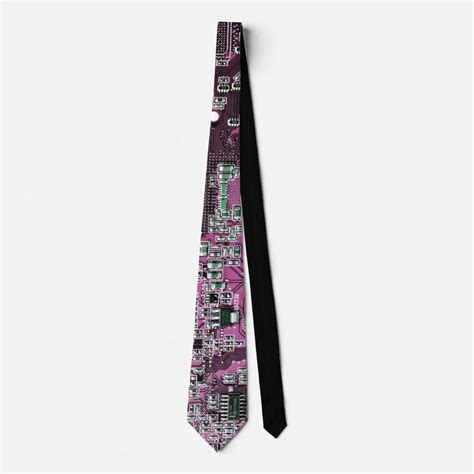 Computer Geek Circuit Board Purple Neck Tie Zazzle In 2023 Computer Geek Purple Geek Stuff