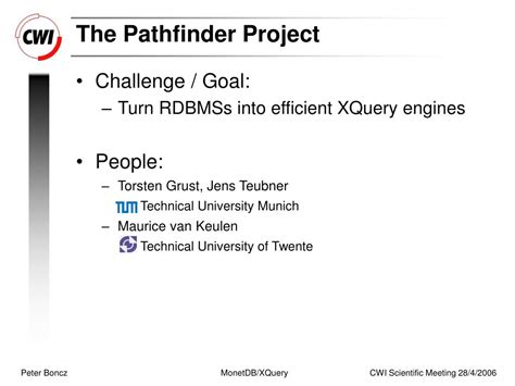 Ppt Monetdbxquery Using Relational Technology To Query Xml Documents Powerpoint Presentation