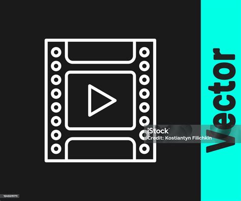 흰색 선 카메라 빈티지 필름 롤 카트리지 아이콘은 검은색 배경에 분리되어 있습니다 35mm 필름 용기 필름 스트립 사진 작가