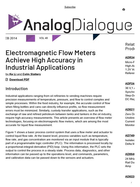 Highest Accuracy Flow Meter Pdf