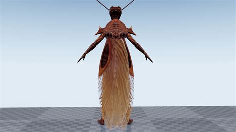 Artstation Mutant Cockroach Game Assets
