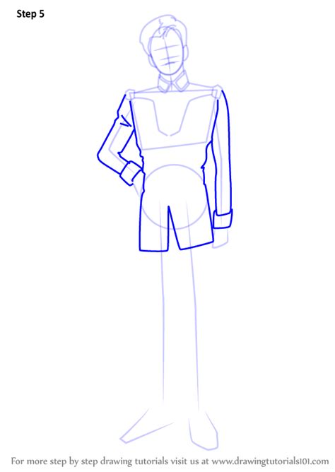 Learn How To Draw Adol Zeno From Gundam Gundam Step By Step Drawing Tutorials