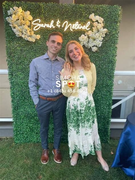 Engagement Of Sarah Rosenfeld To Netanel Gozland Simcha Spot