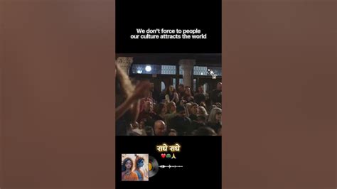 Radhe Radhe Foreigner Singing How Perfectly Music Love Devotional