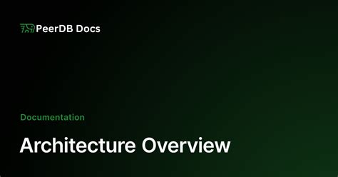 Architecture Overview Peerdb Docs Setup Your Etl In Minutes With Sql