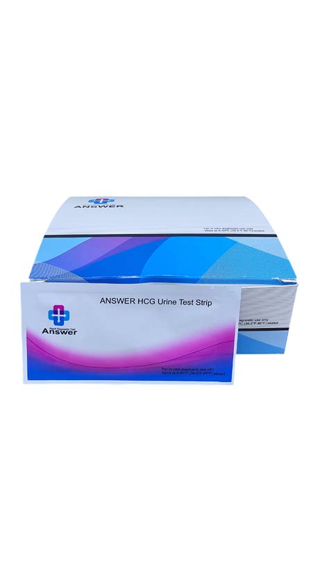 Answer Hcg Urine Test Strip Exxel Utama