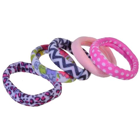 Комплект от 5 броя разноцветни ластици за коса Emag Bg