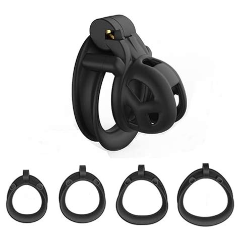 Flat Chastity Cage Small Chastity Cage Inverted Chastity Cage For Men Penis Cage Man Dark Lock