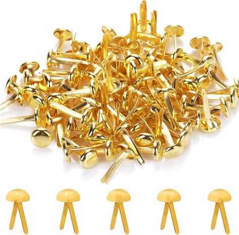 Paper Fasteners Reastar 500pcs Scrapbooking Brads Split Pins