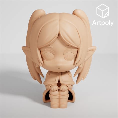 🔚 Frieren 3d Model Of Frieren Beyond Journeys End・ Stl File For 3d