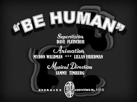 Looney Tunes Be Human 1936 Fanmade Dave Fleischer Free