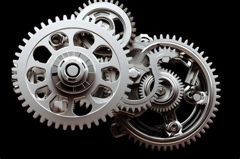 Premium Ai Image Cogwheels Engineering