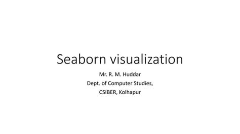 seaborn visualization pptx