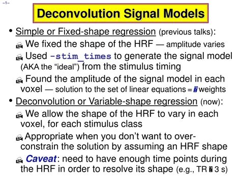 Ppt Deconvolution Signal Models Powerpoint Presentation Free