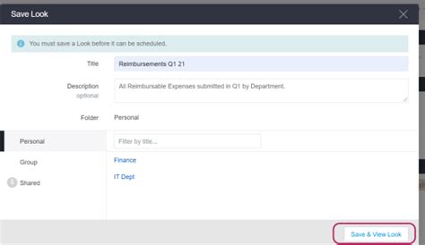 saving a report emburse analytics
