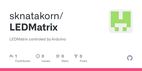 GitHub Sknatakorn LEDMatrix LEDMatrix Controled By Arduino