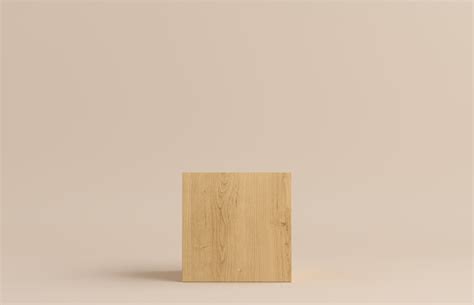 제품 연단 나무 사각형 연단 베이지색 배경 3d 일러스트레이션 0명에 대한 스톡 사진 및 기타 이미지 0명 갈색 강단
