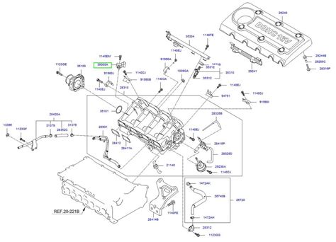 Illustrated Engine Diagram Of The 2011 Kia Sorento