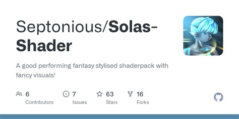 pull requests · septonious solas shader · github