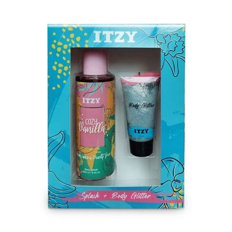 Set De Body Splash Cozy Vainilla 250 Ml Itzy Body Glitter