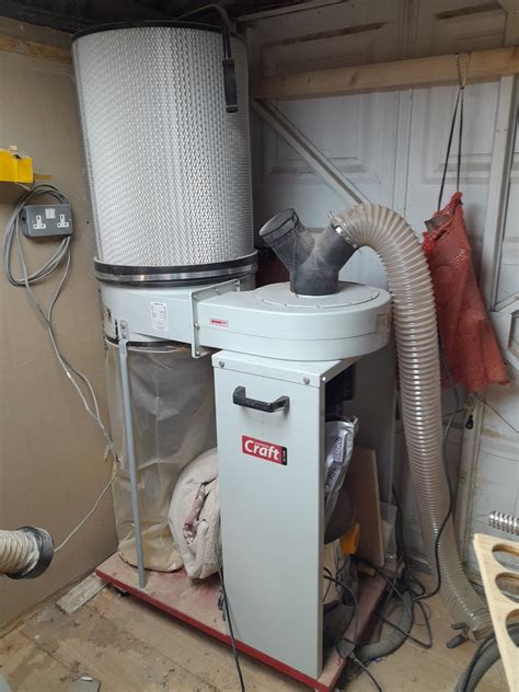 Withdrawn Axminster Ac153e Dust Extractor And Fine Filter Cartridge Uk Workshop