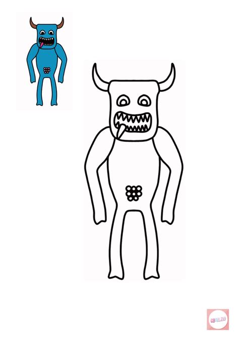 🎨뚝딱나라 색칠공부 반반의유치원3 색칠공부 무료도안 🌈반반의유치원3 신규캐릭터 Garten Of Banban3 네이버 블로그