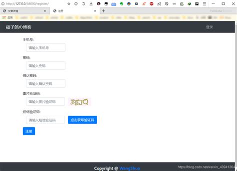 使用 Django Vuejs 开发个人博客网站（完整版附源码）—— Python 课程设计 期末项目django 网站 Csdn博客
