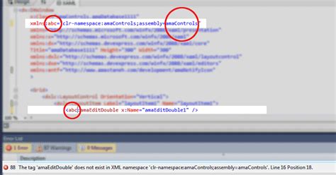 The Tag Does Not Exist In Xml Namespace Software Development