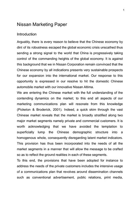 Marketing Paper Example From Writing Service ️ Bookwormlab