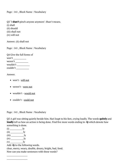 Ncert Solutions 2025 Class 5 English Chapter 8 Nobodys Friend The