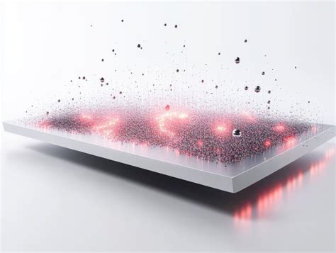 A Sleek 3d Render Of A Quantum Computing Interface With Futuristic