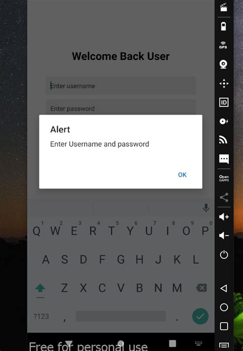 Javascript Login Authentication Problem With React Native Stack