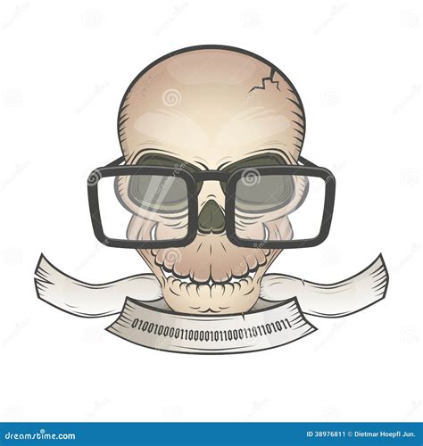 Hacker Skull Stock Vector Illustration Of Creepy Scary 38976811