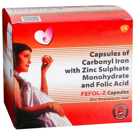 Fefol Z Capsule 15 Cap— Wholesale Bulk Retailershakti