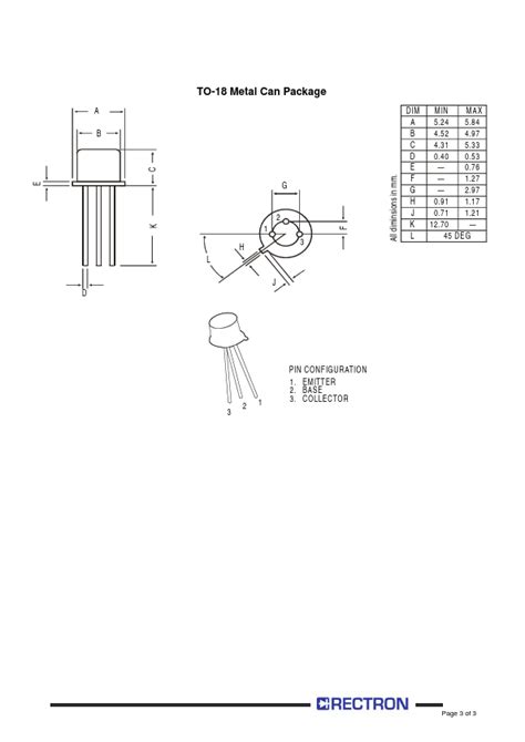 2n2222a Datasheet Pdf Npn Silicon Planar Switching Transistors