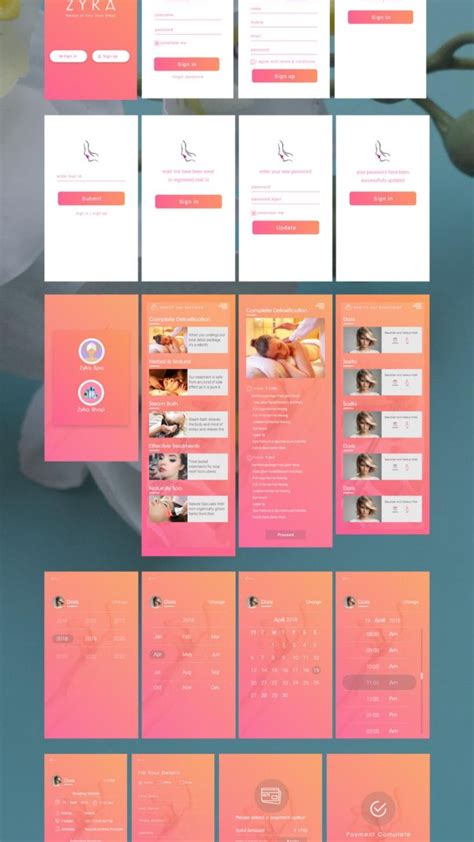 Spa Android Ui Kit Ui Kit Android Ui App Background